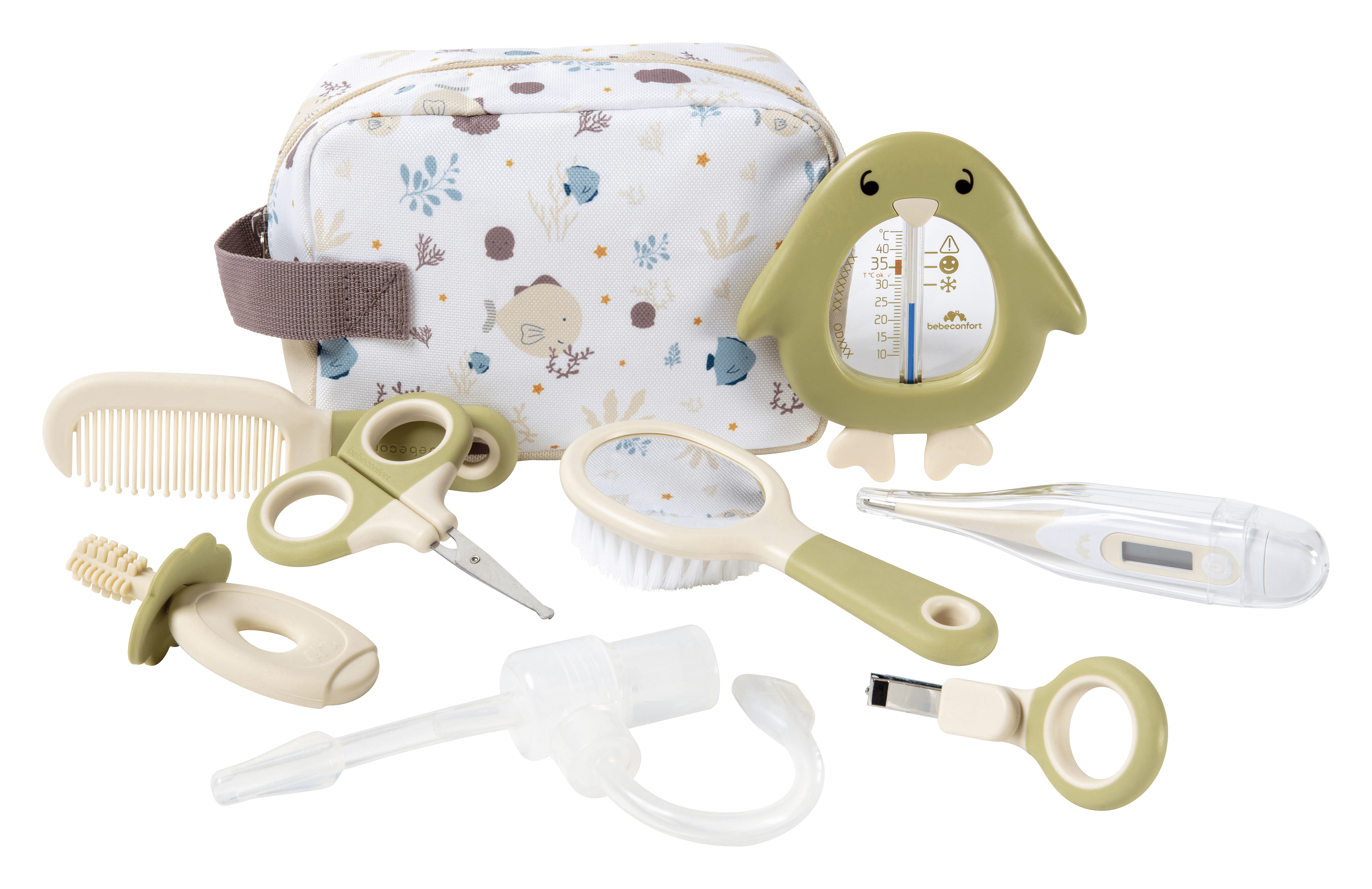 Bebeconfort Baby Toiletry Set Undersea | Complete Grooming Kit | UK ...