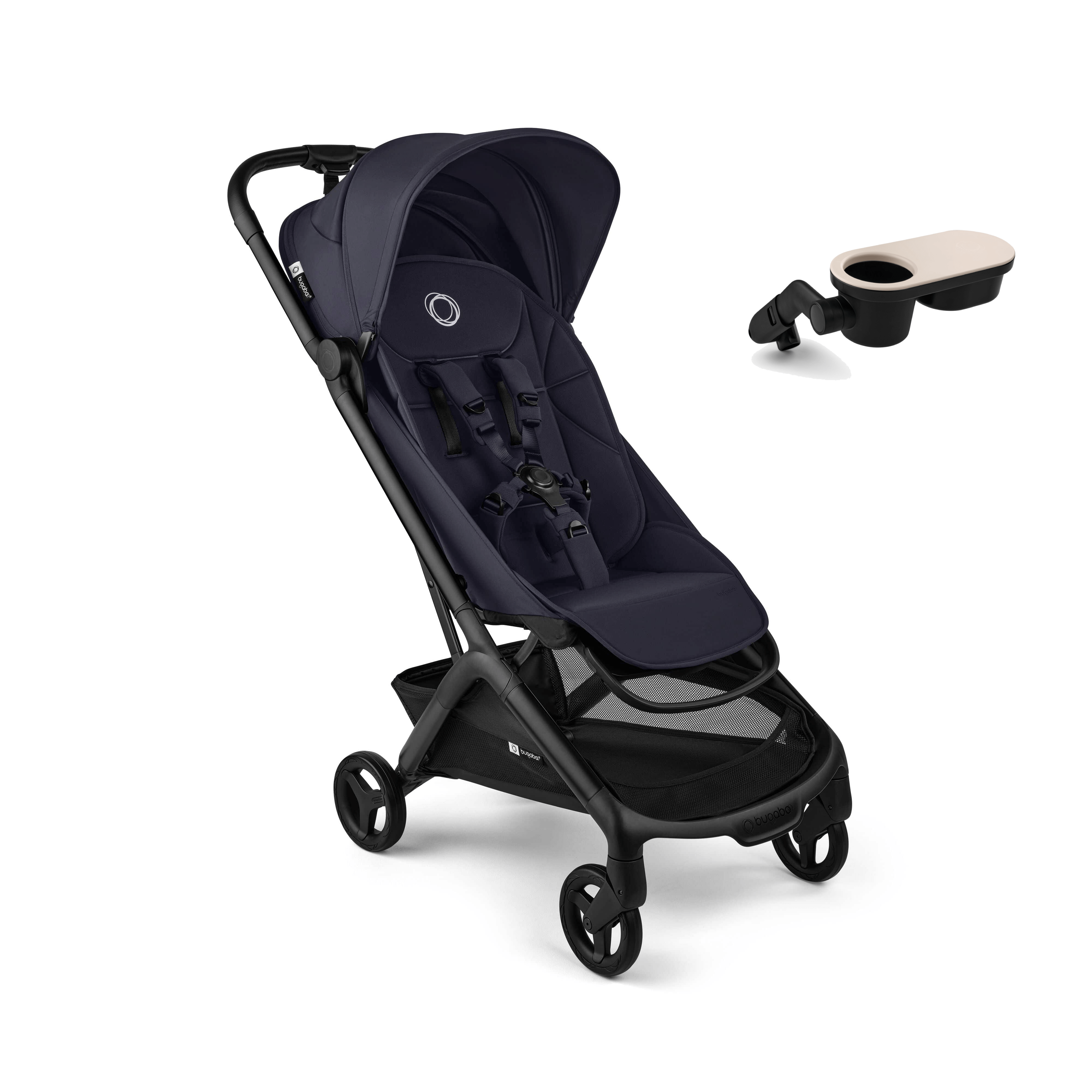 Bugaboo Butterfly 2 Stroller with Snack Tray - Deep Indigo – UK Baby Centre