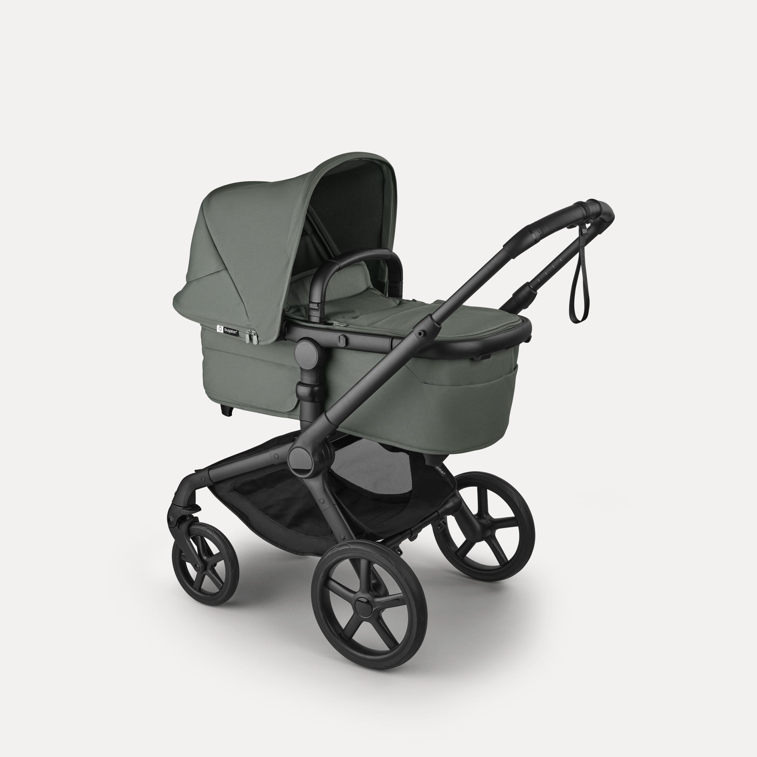 Bugaboo Fox 5 Renew Complete Bundle - Black/Forest Green/Forest Green ...