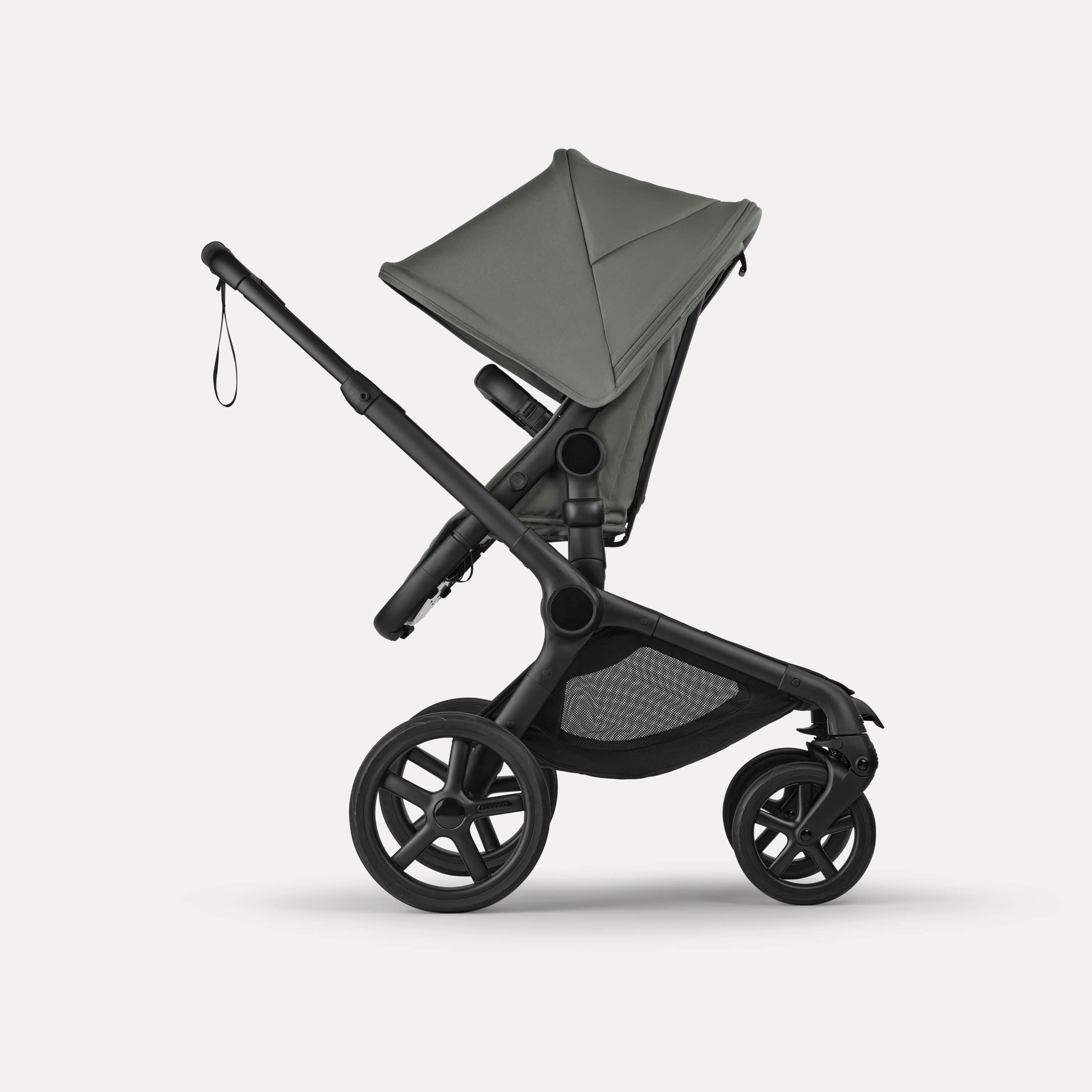 Bugaboo Fox 5 Renew Complete Bundle - Black/Forest Green/Forest Green ...
