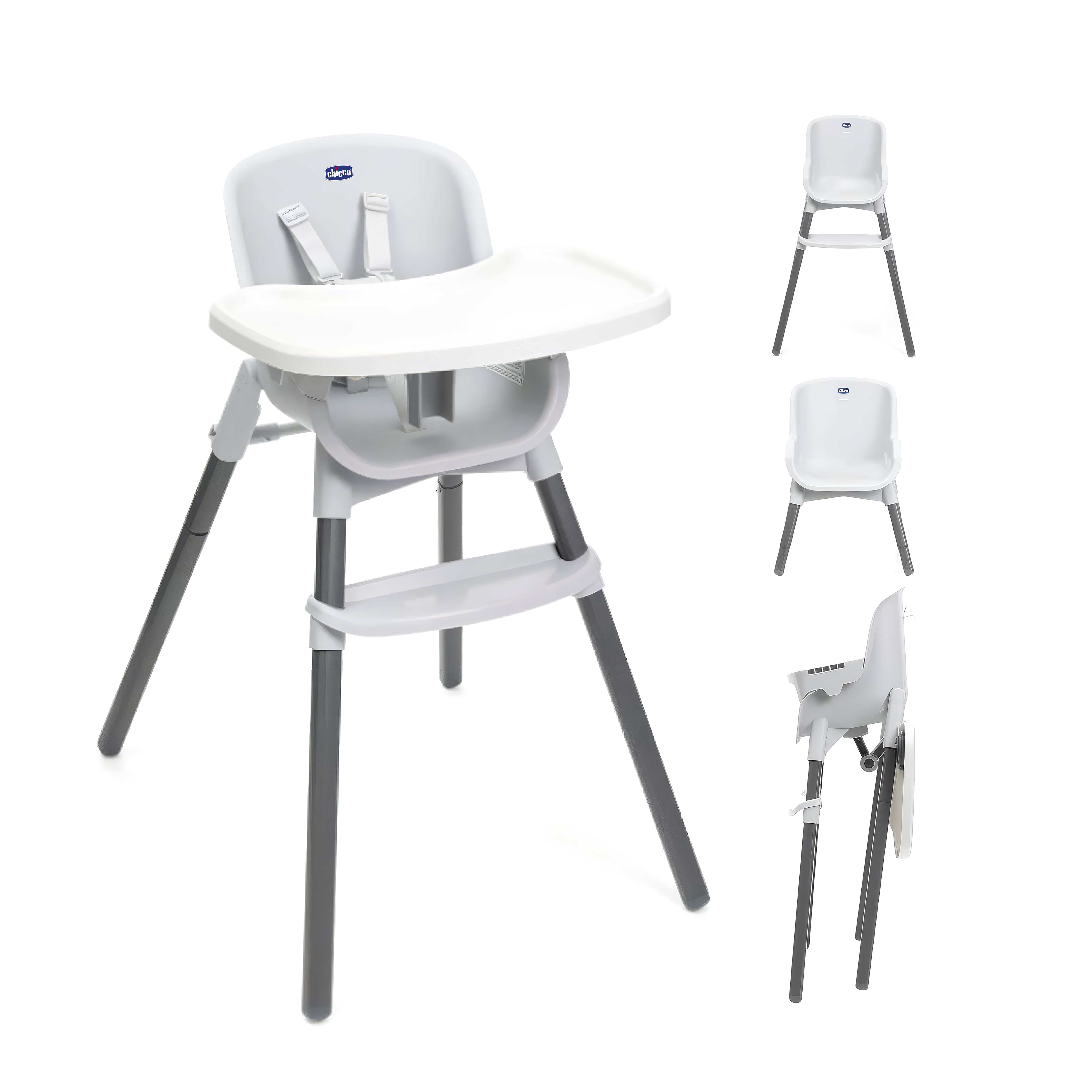 Chicco Zest 3-in-1 Highchair Moon Grey | 6 Months to 8 Years | UK Baby ...