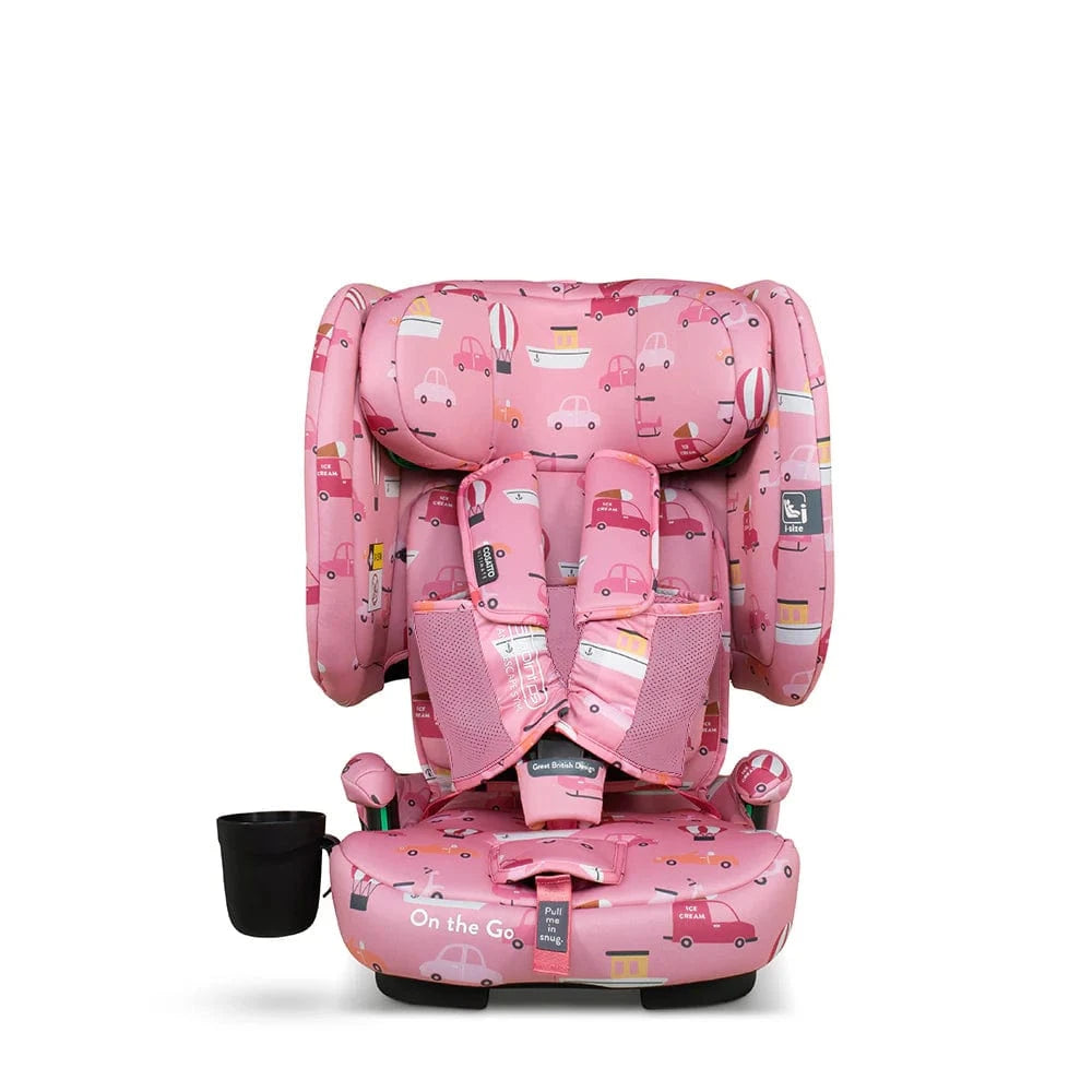 Cosatto On The Go i-Size Travel Car Seat - Itchy Feet Rosy – UK Baby Centre