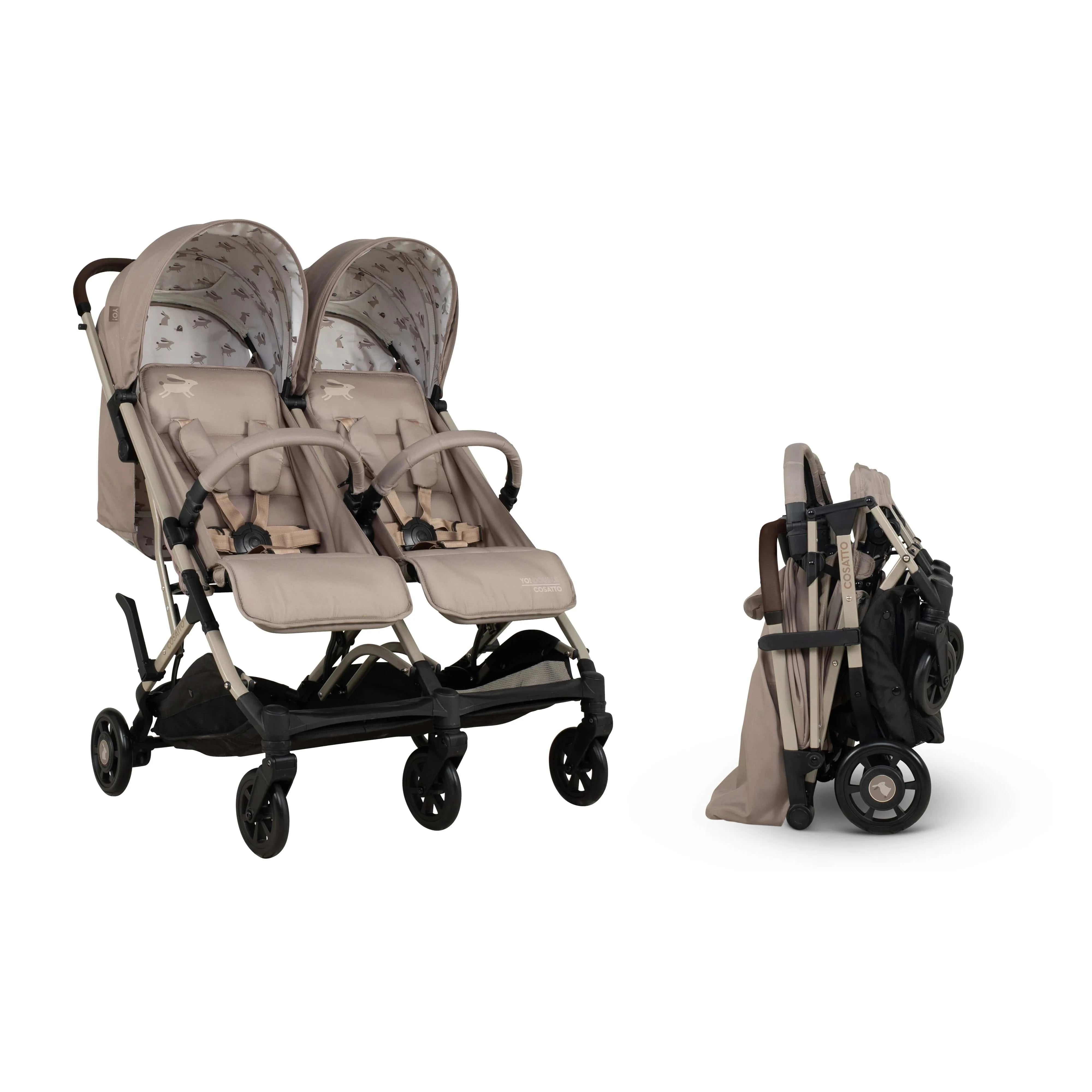 Cosatto Yo! Double Stroller Lollop | Lightweight Twin Pushchair 11kg ...