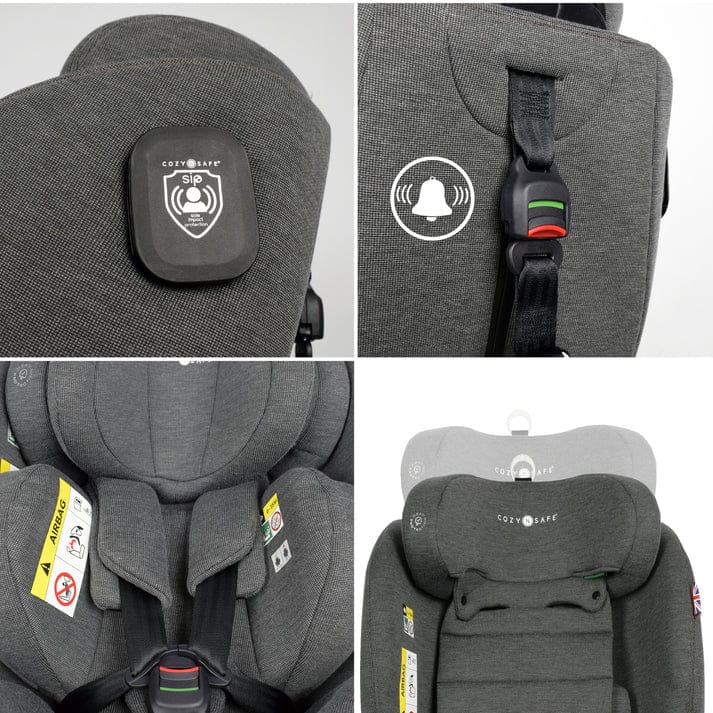 Cozy N Safe Apollo i-Size 360 Child Car Seat - Pearl Grey – UK Baby Centre
