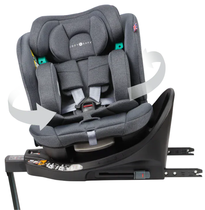 Cozy N Safe Stanford i-Size 360 Car Seat - Slate – UK Baby Centre