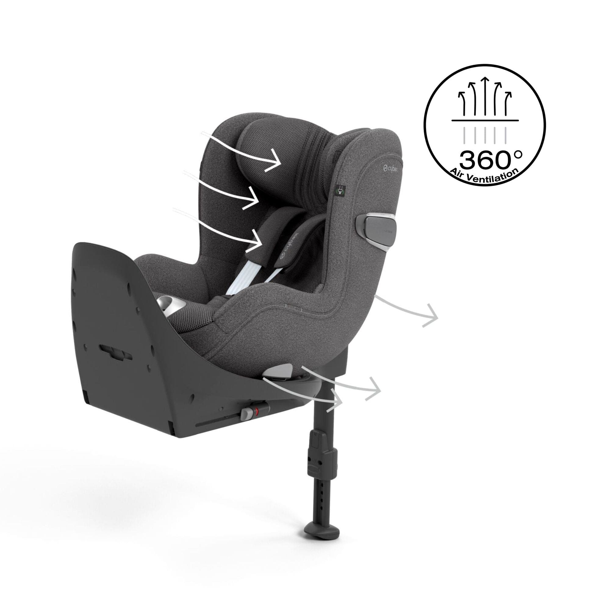 Cybex Sirona T i-Size PLUS Car Seat - Mirage Grey – UK Baby Centre