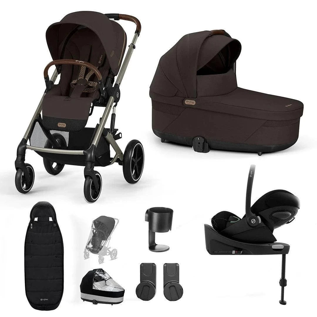 Cybex Balios S Lux Luxury Cloud G Bundle - Taupe / Chocolate Brown – UK ...