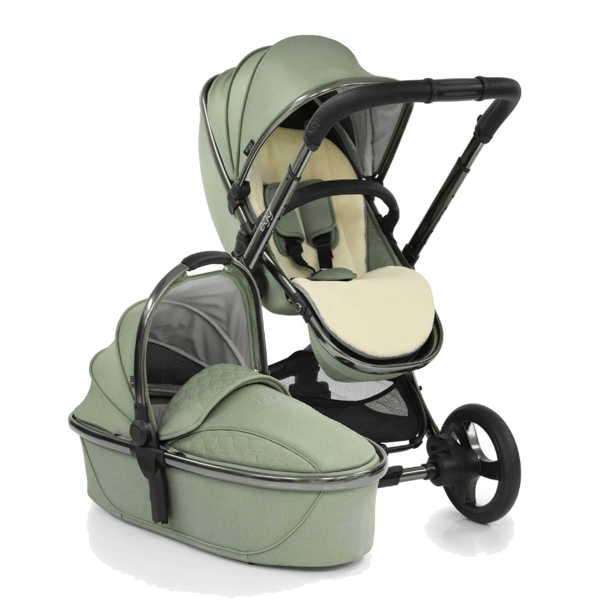 Egg 2 Stroller & Carrycot - Seagrass – UK Baby Centre
