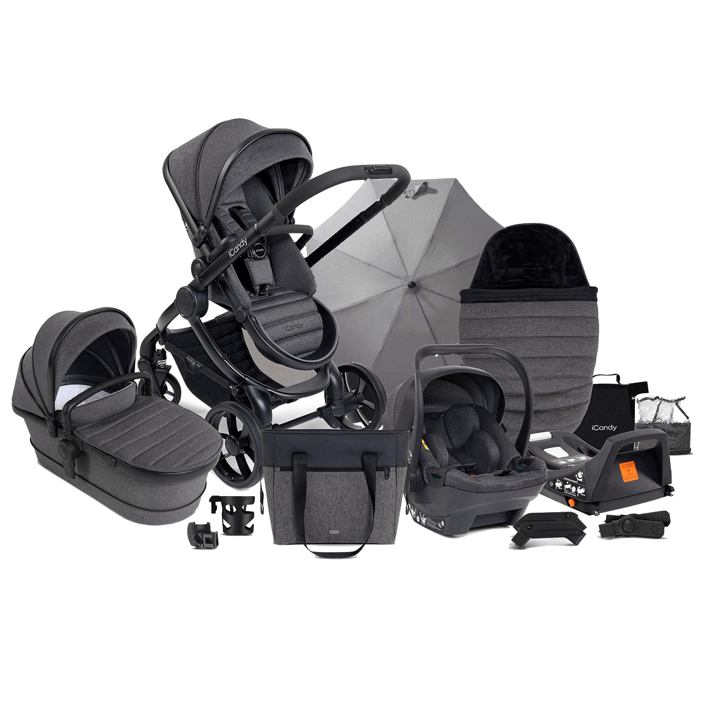 iCandy Peach 7 Cocoon Travel System Bundle - Granite – UK Baby Centre