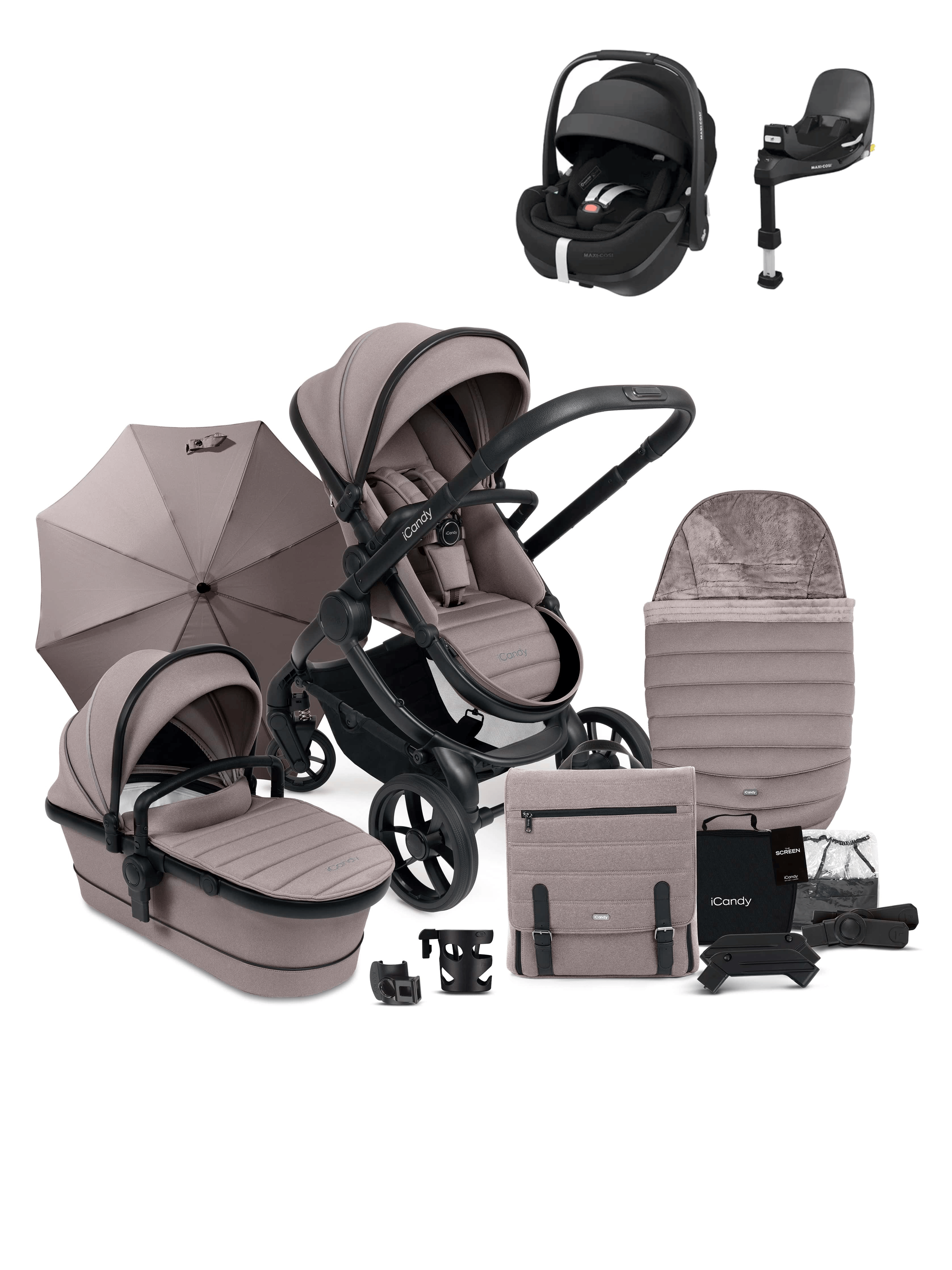 iCandy Peach 7 (Pebble 360 PRO2) Complete Travel System - Porcini – UK ...