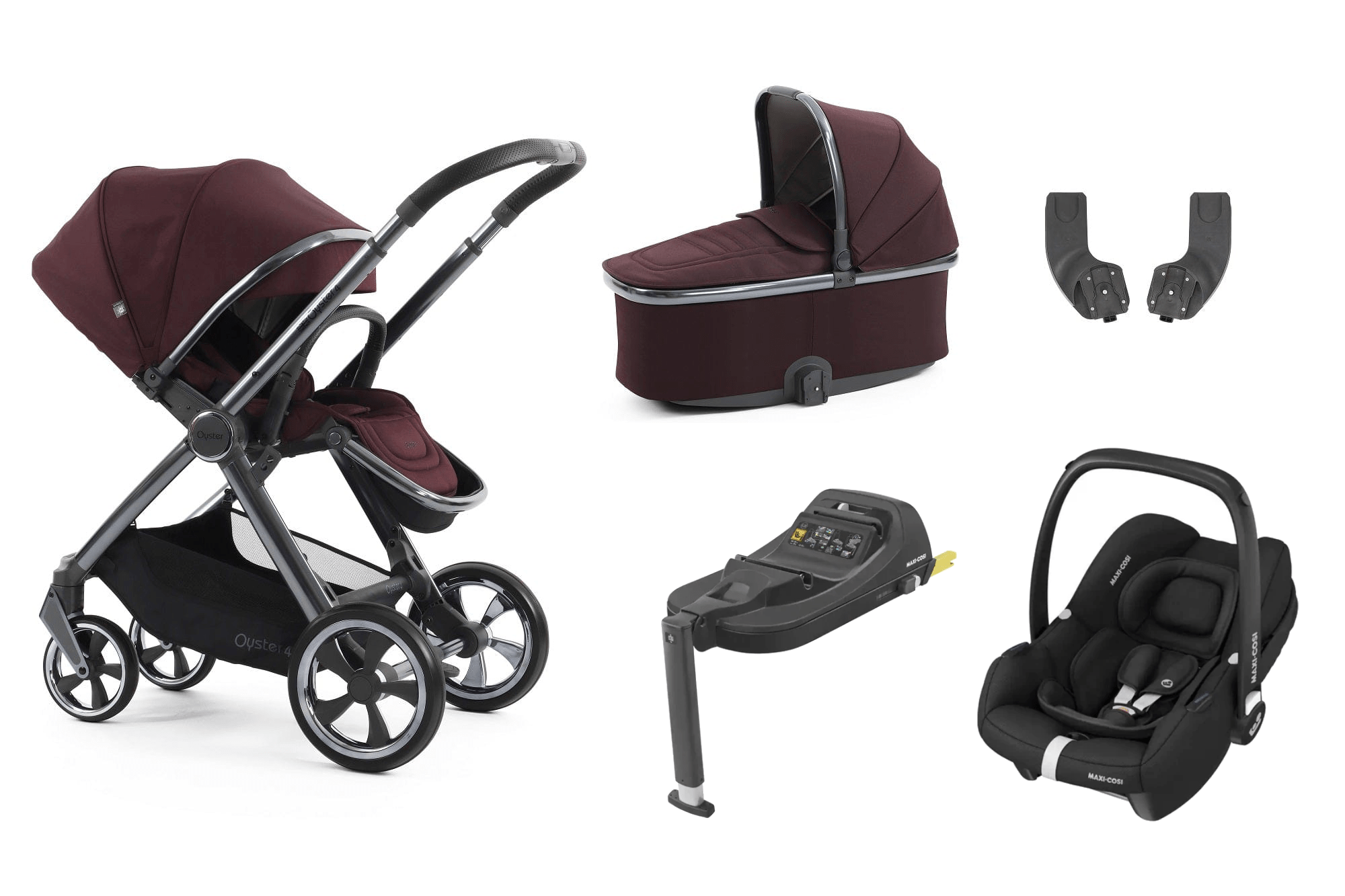 Oyster 4 Essential (Cabriofix i-Size) Travel System - Mulberry – UK ...