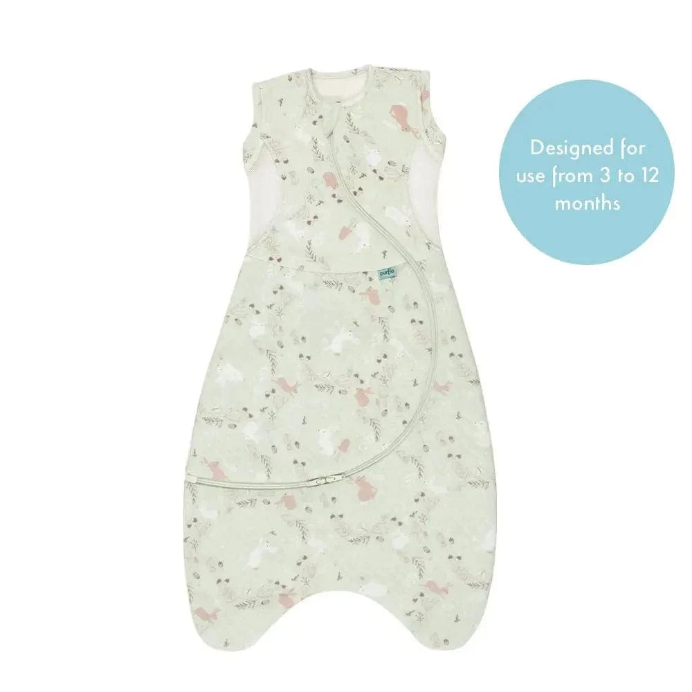 Purflo Cuddle To Sleep Bag 2.5 TOG 3-12 Months - Storybook Sage (2 Pac ...