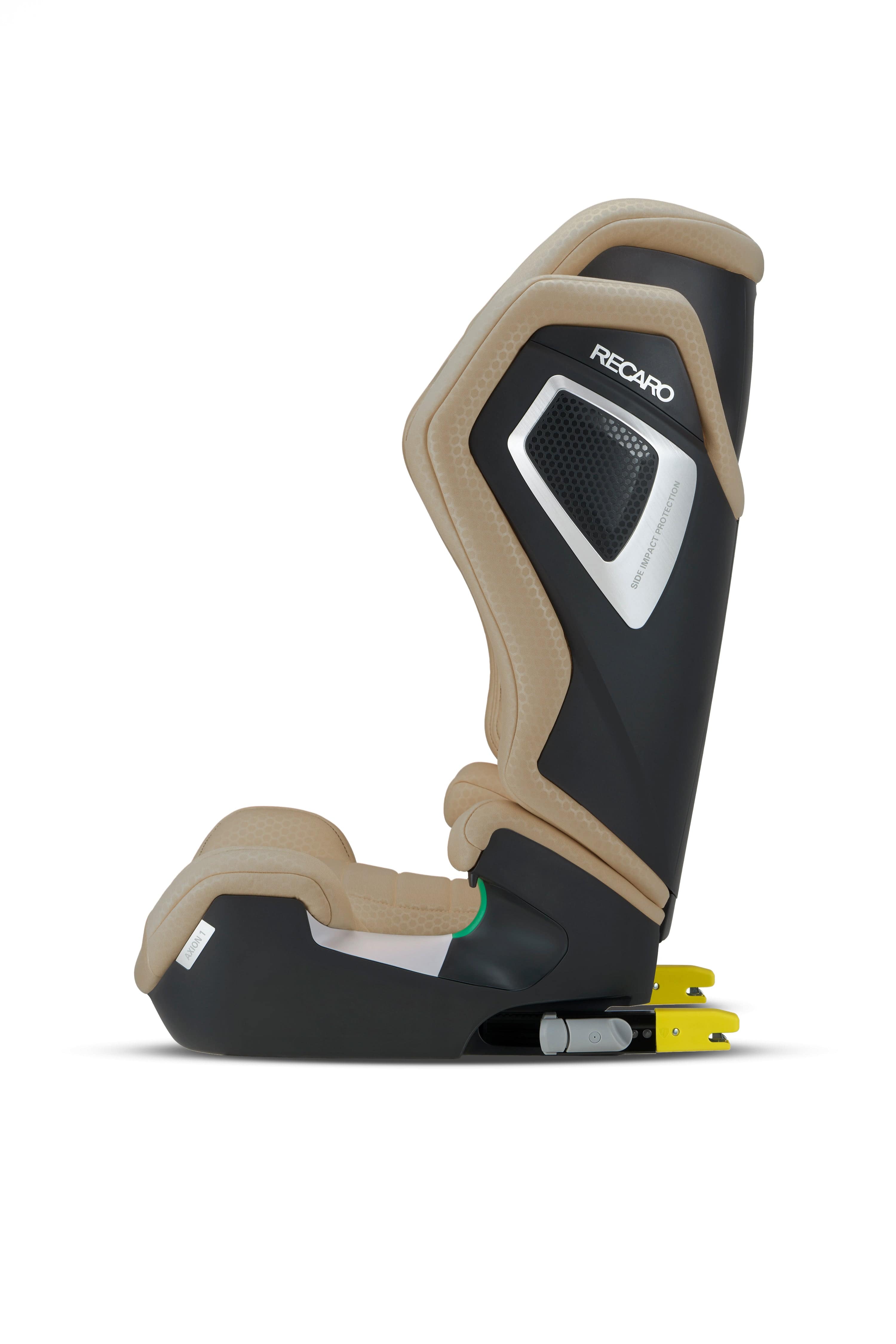 Recaro Axion 1 Car Seat Elegant Beige | ISOFIX Booster 3-12 Years – UK ...