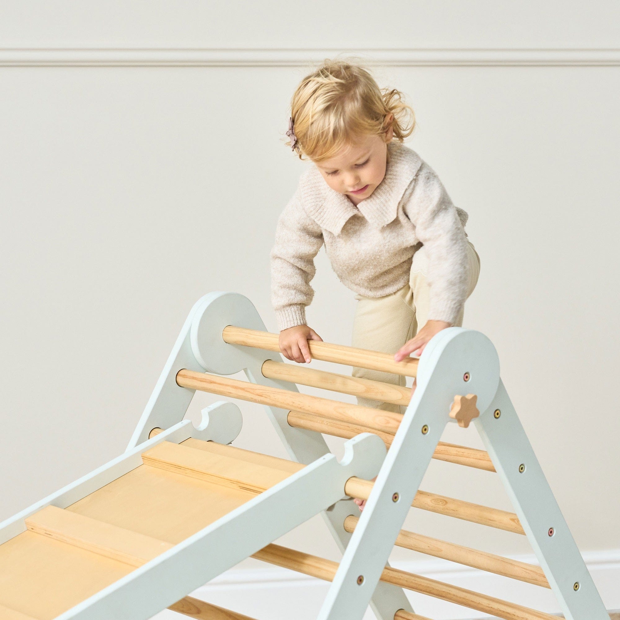 Tutti Bambini Scala Montessori 3-in-1 Pikler Climbing Frame with Climb ...