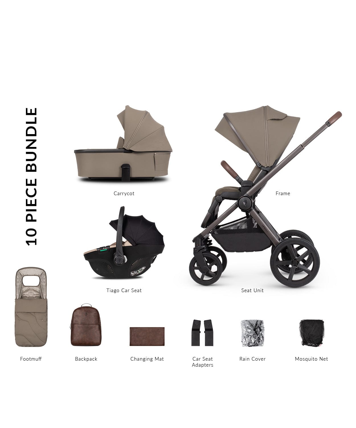 Venicci Upline 2 Special Edition, 3in1 Pushchair - Powder – UK Baby Centre